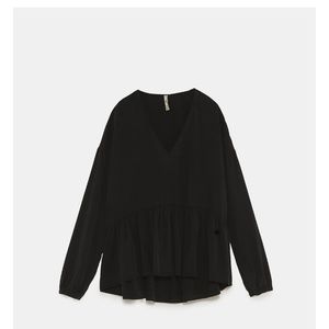 Zara | Tops | Zara Ruffle Top | Poshmark